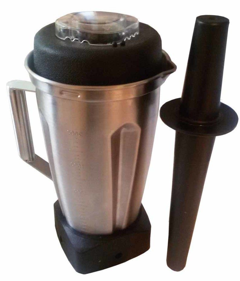 Edelstahl Universal-Mixbehälter für verschiedene Mixer | GrünePerlen